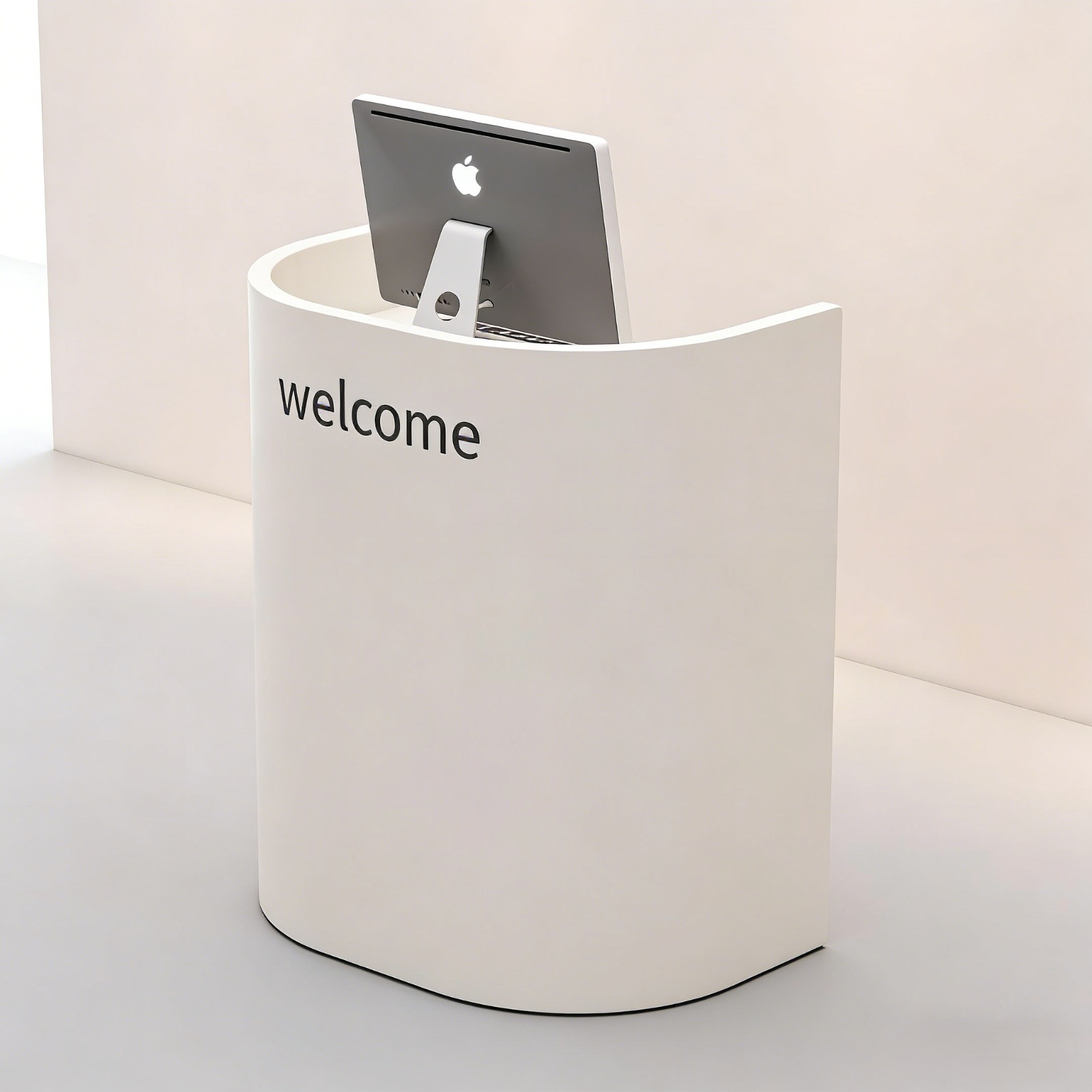 Circa Arc Counter Reception Desk | Premium Salon Entry